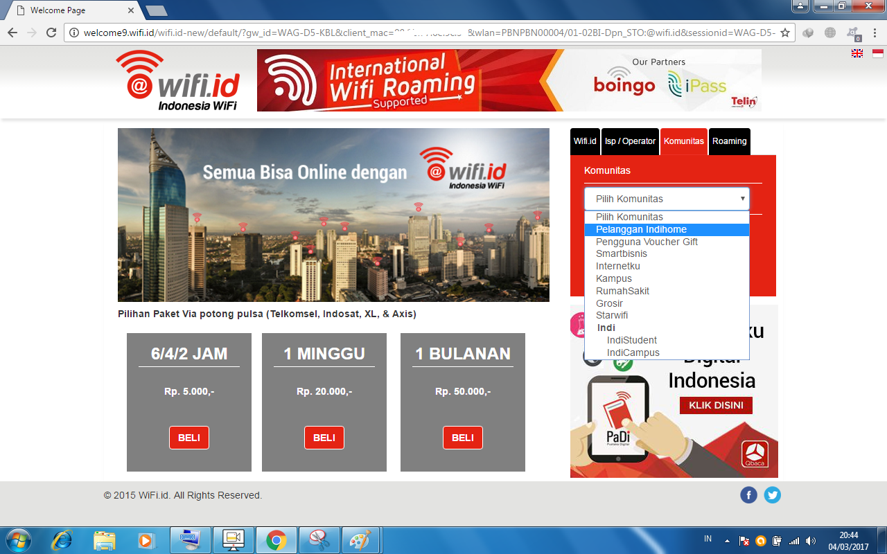 TRIK LOGIN WIFI ID INDIHOME ~ BLOG INTERNET