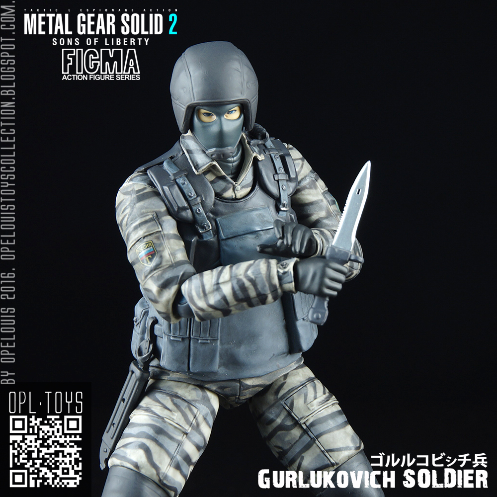 Opelouis's Toys Collection: Figma 298 MGS2, Gurlukovich Soldier. (with ...