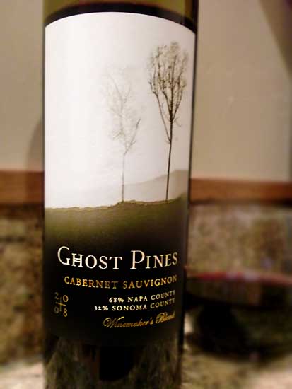 Bob's Brew and Liquor Reviews: Ghost Pines Cabernet Sauvignon
