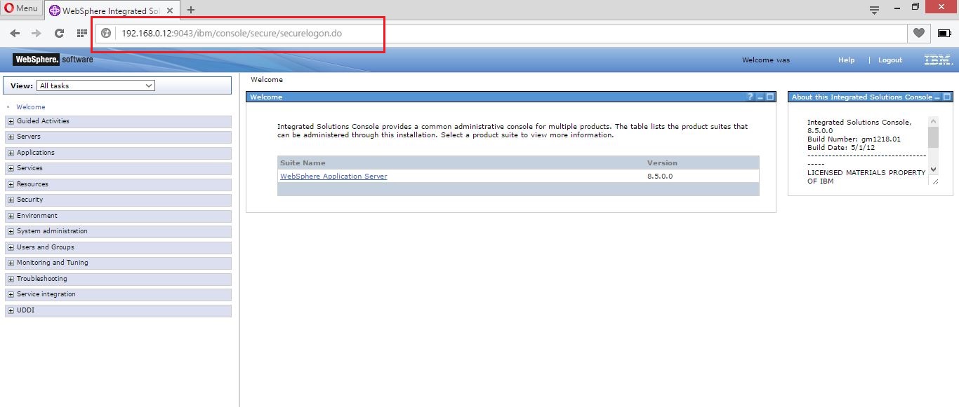 MiddlewareBox: How to Create Web Server in WAS 8.5