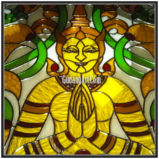 Kaca Patri | Desain Jendela Lingkaran Kaca Patri Gudang Art Design