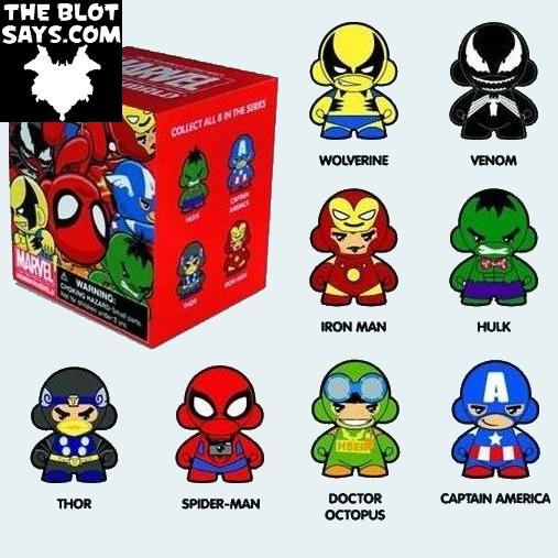 The Blot Says...: Marvel x Kidrobot DIY Super Hero Micro Munny Blind ...