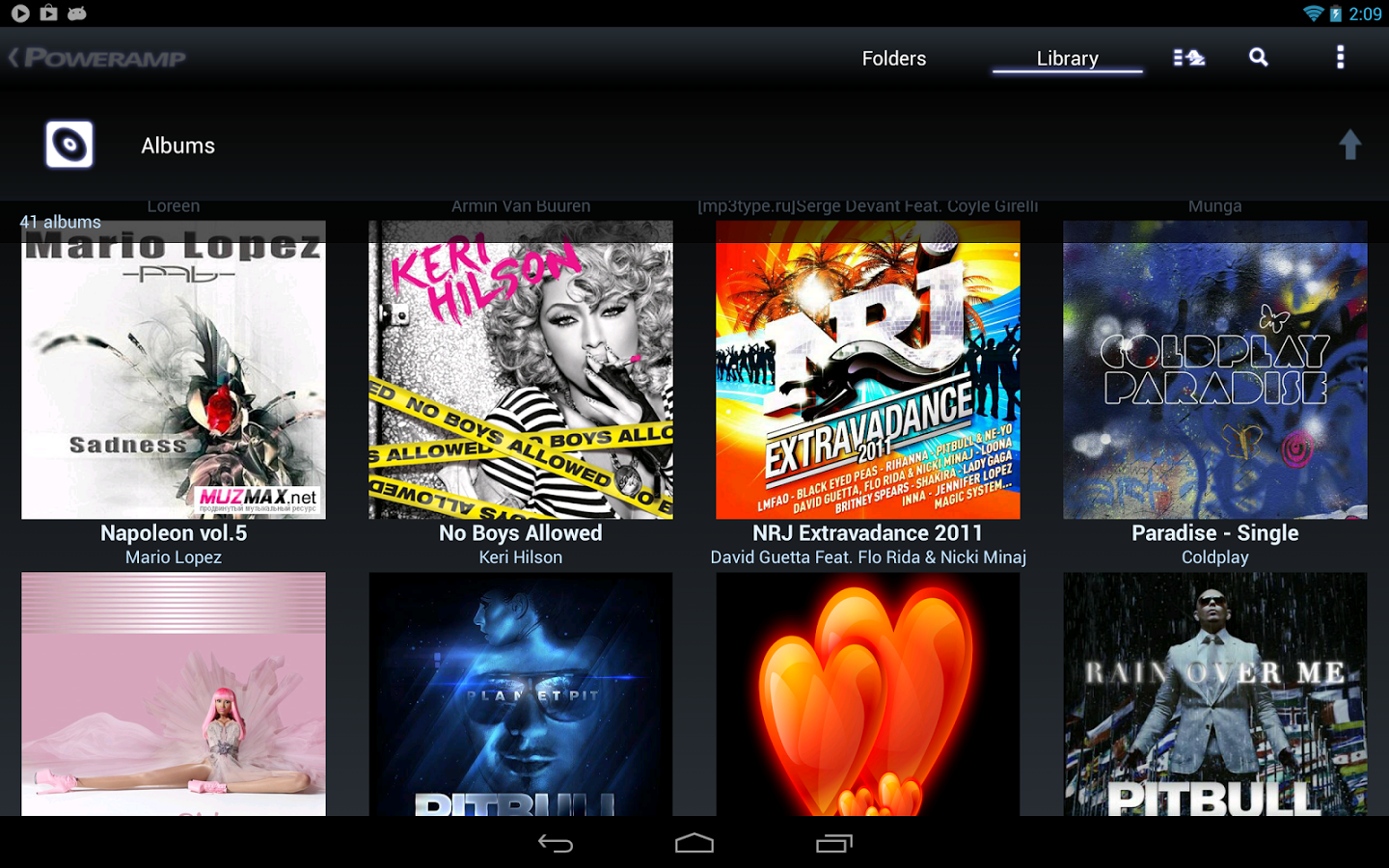 Poweramp android app customization - musicmsa