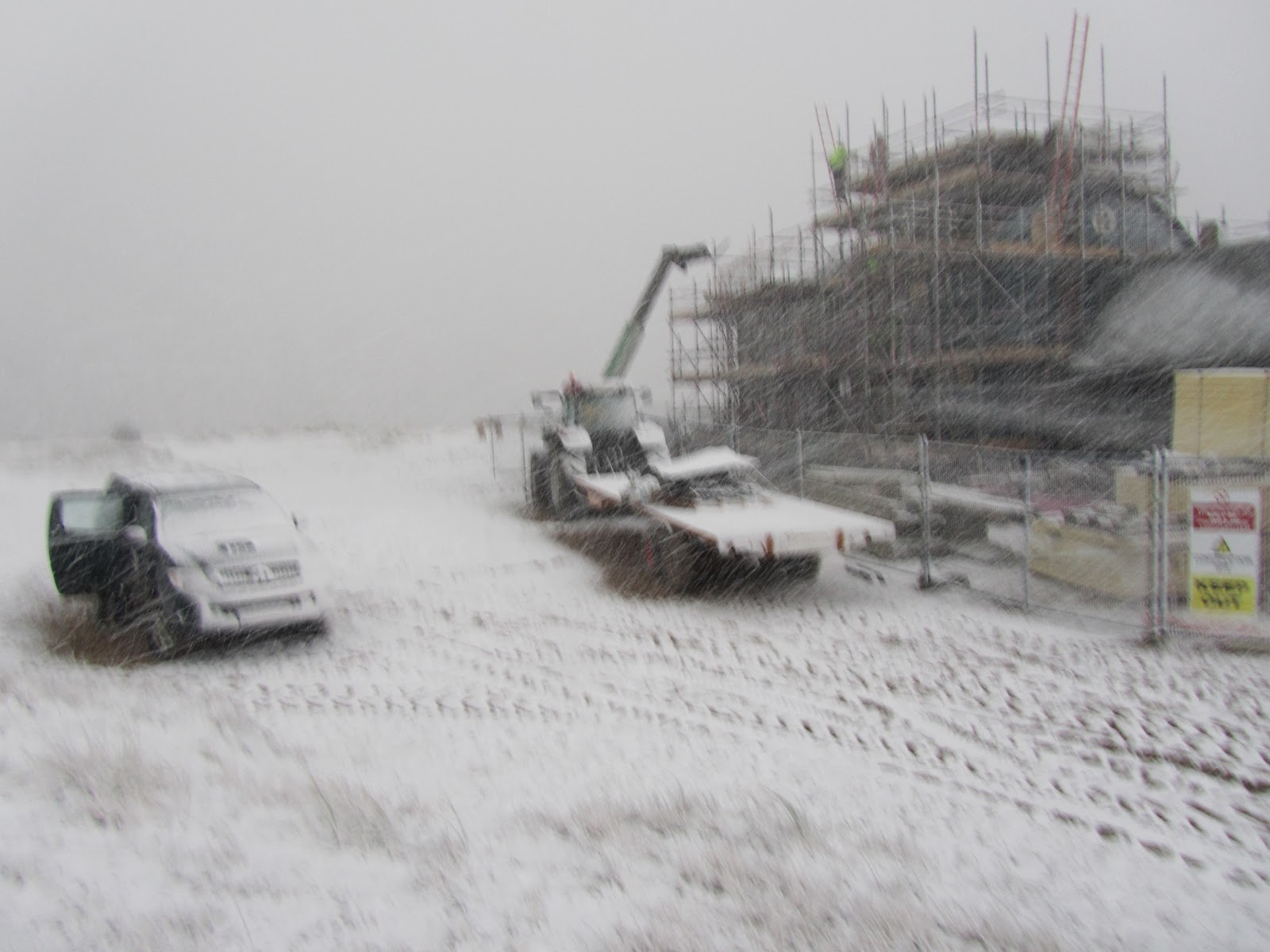 Norfolk Coast with the National Trust: Snowed under with work