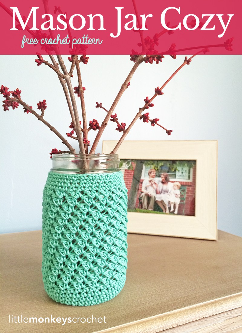 Ergahandmade: Crochet Jar Cover + Free Pattern