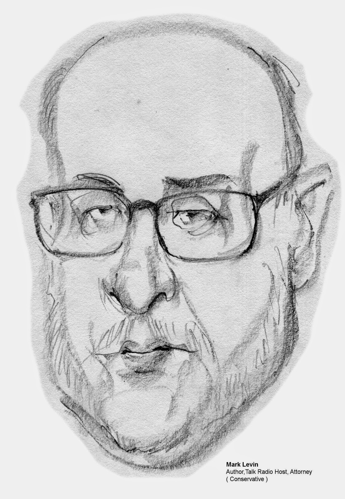 daily drawings: Mark Levin