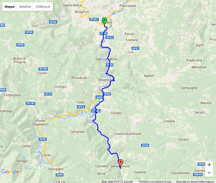 LE VIE DELL'ACQUA: LA VAL TREBBIA