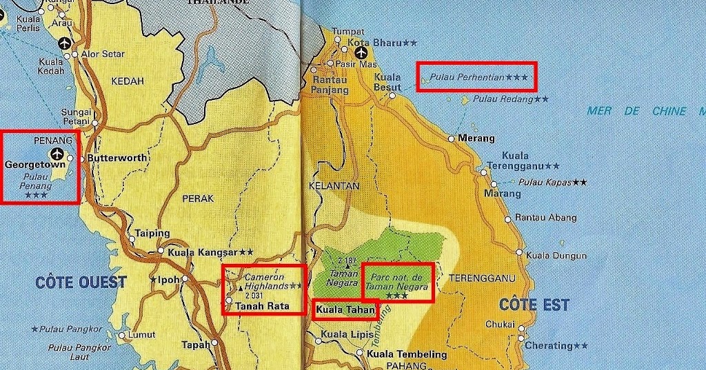 Aux quatre coins du monde: CAMERON HIGHLANDS - TAMAN NEGARA