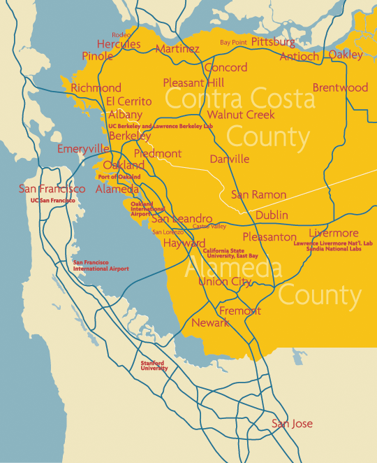 Bay Area - CSUN Geog 321 : The Atlantic Periphery and the Bay Area