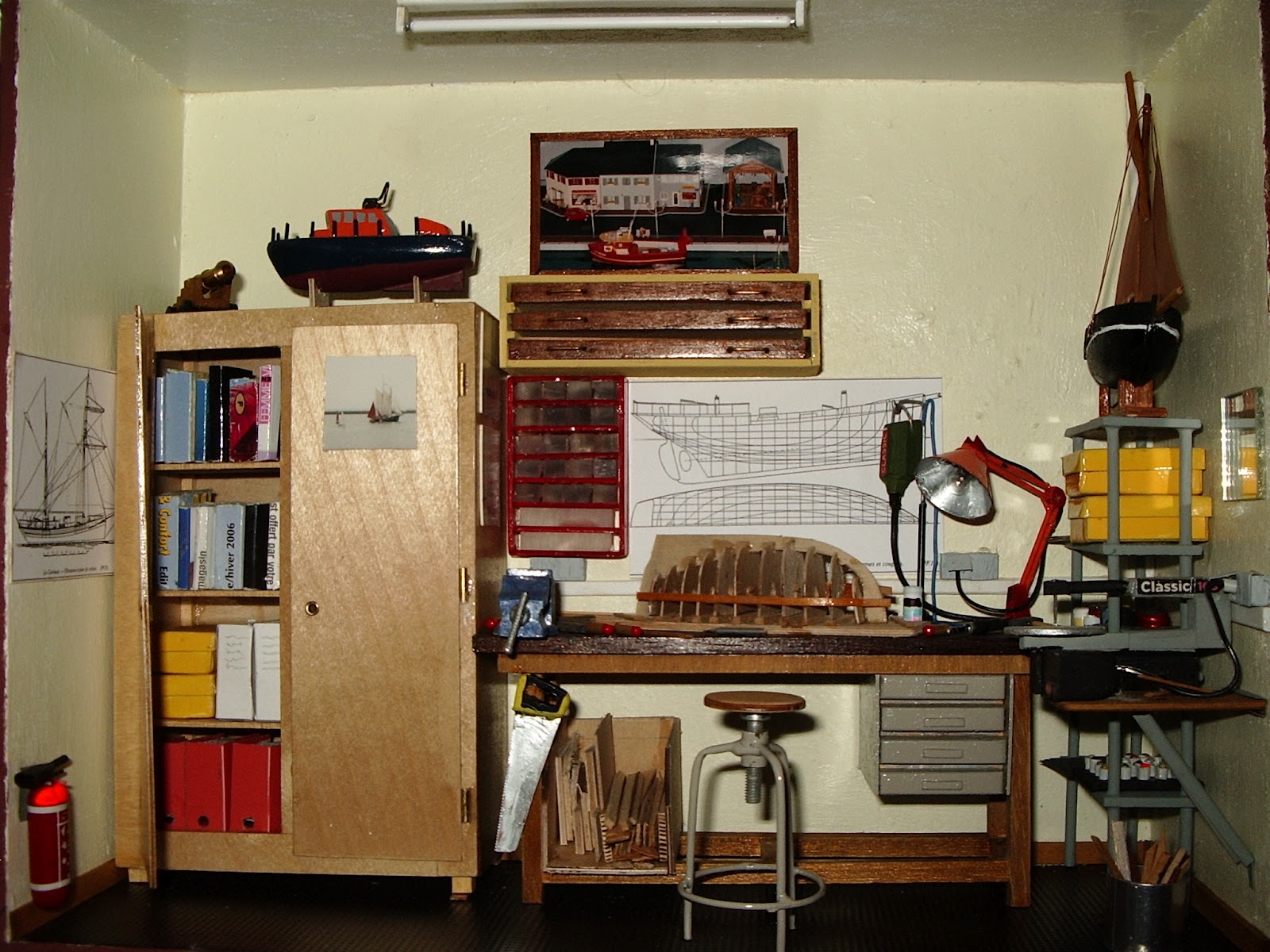 Les miniatures de Serge: L 'ATELIER DU MODELISTE