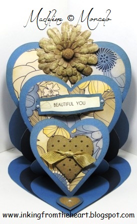 Inking from the Heart: Triple Layer Easel Card TUTORIAL