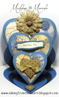 Inking from the Heart: Triple Layer Easel Card TUTORIAL