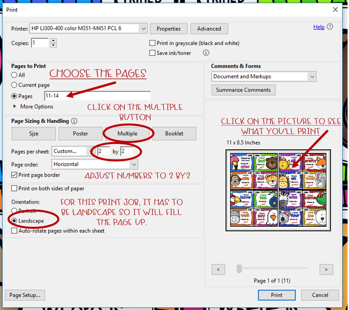 Adobe PDF Printing Tips For Teachers - Classroom Callouts