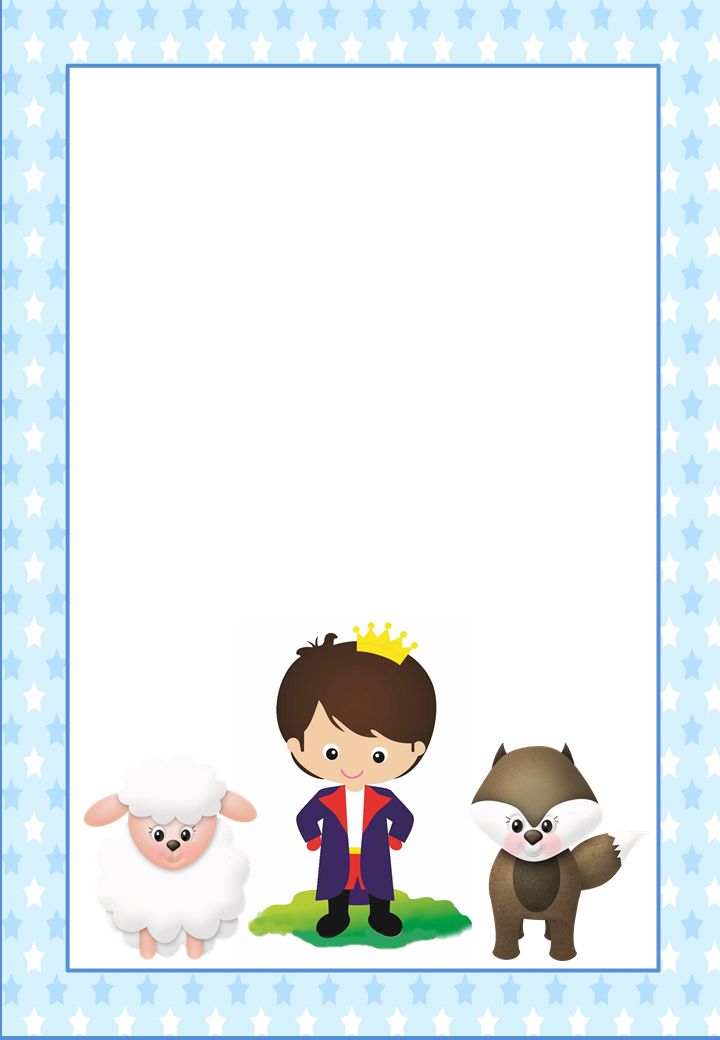 Marcos, Invitaciones, Tarjetas o Etiquetas de El Principito para ...