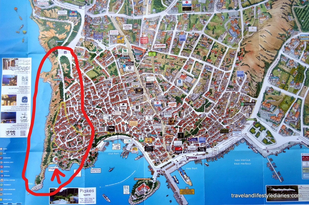 TRAVEL AND LIFESTYLE DIARIES - : Skiathos, Greece: Stroll and Dinner ...