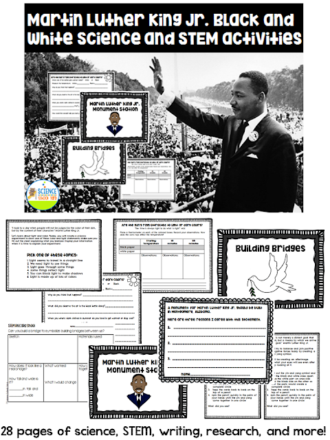 Martin Luther King Jr. Day Science and STEM Connections and a FREEBIE ...
