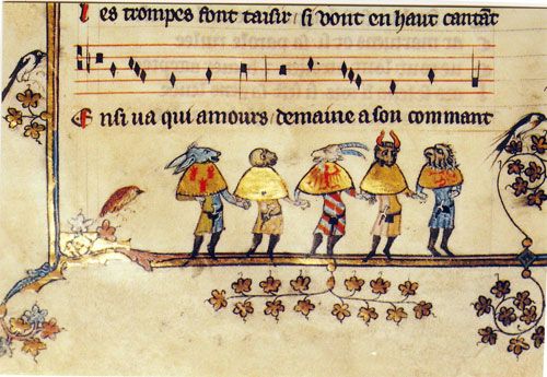 Under the Gables: Musicians of Medieval Marginalia
