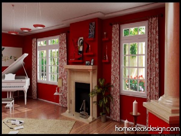 DECORANDO ANDO...: EL ROJO EN LA DECORACIÓN