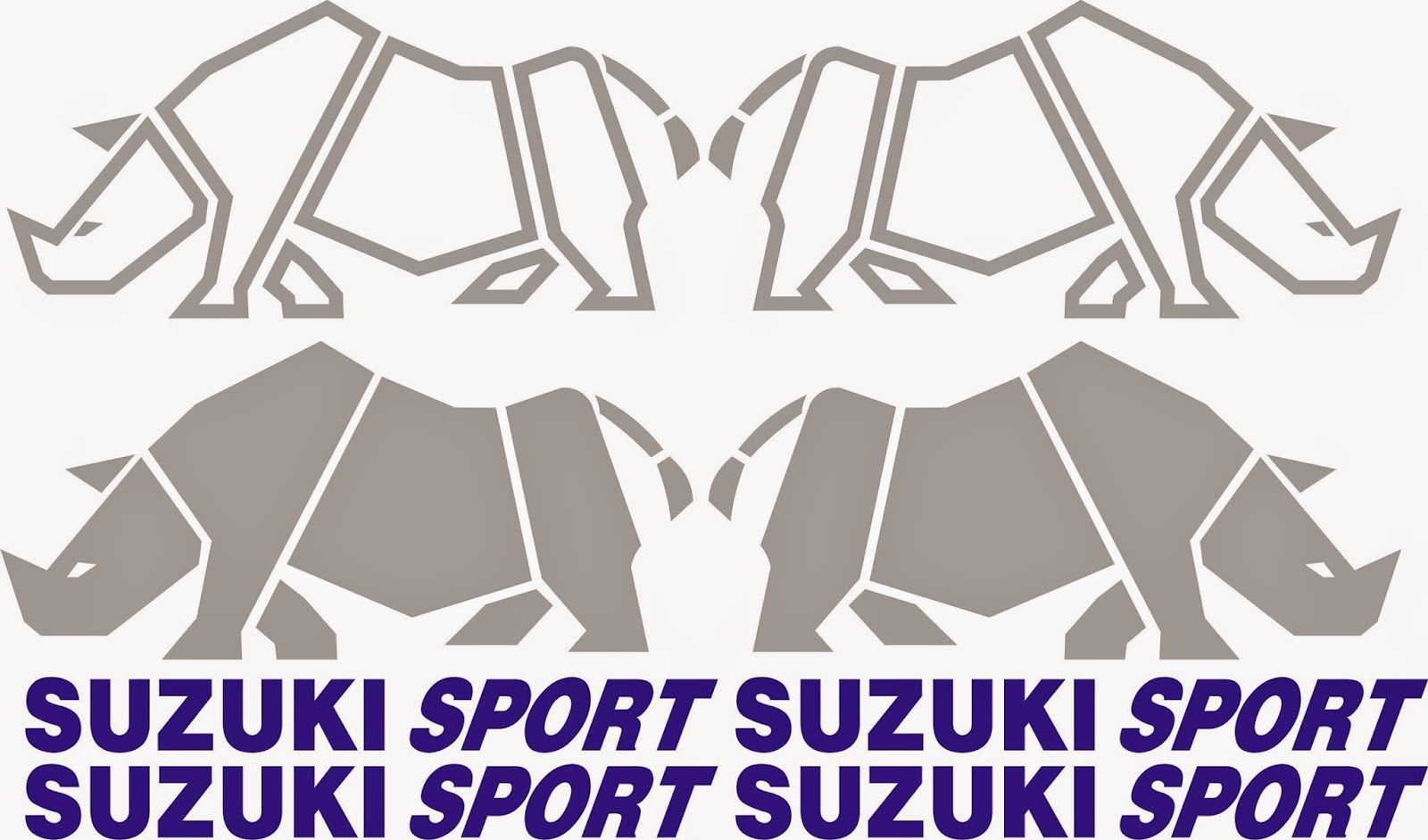 Sticker "Suzuki Sport" Edisi Badak For Jimny - Teman Promosi Digital