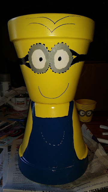 DIY Minion Flower Pot Planters - Mommy's Block Party