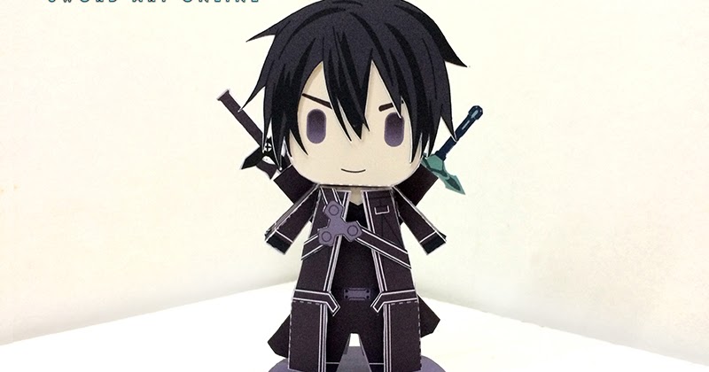 Sword Art Online: Kirito / Kazuto Kirigaya Paperized | Paperized Crafts