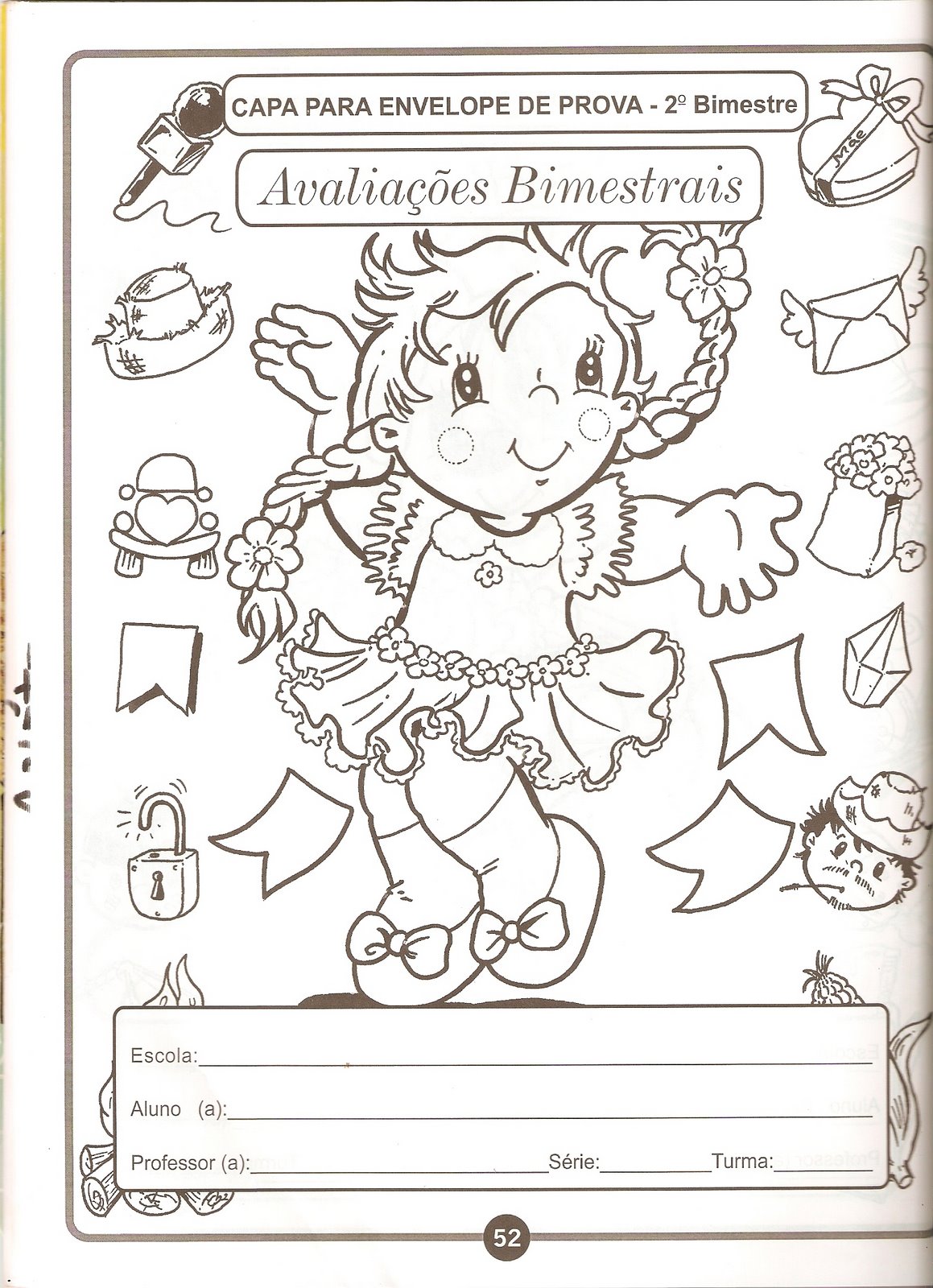 Capas de Cadernos e Provas - Capinhas Infantis - Todos Pela ...