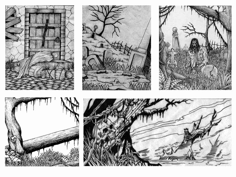 Horrific Design: 2-D Art & Sketches