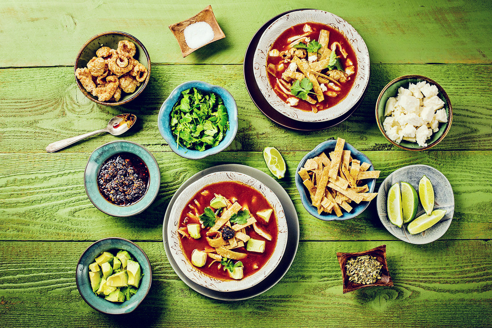 Sopa Azteca con Pollo {Chicken Tortilla Soup}