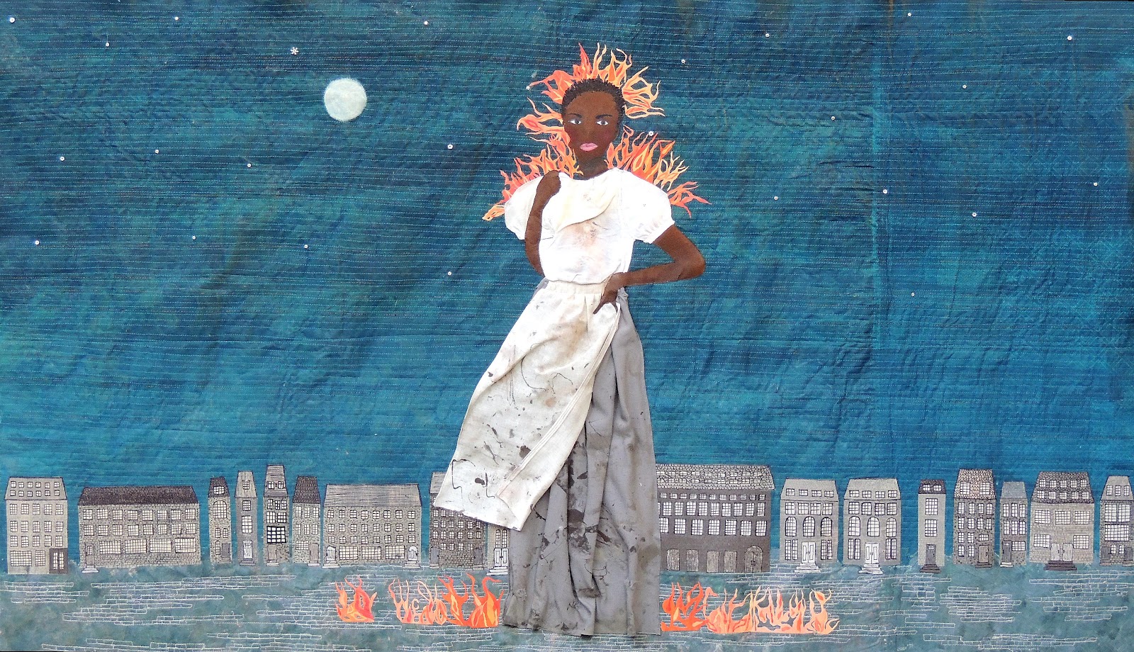 Incendiary: Marie-Joseph Angelique | Kit Lang Fiber Art