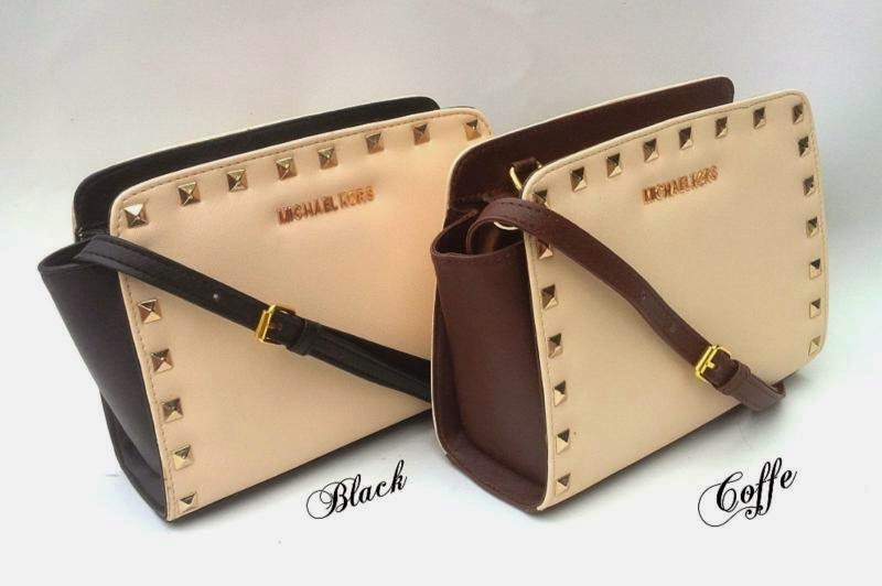 Sarae Butik: Tas Michael Kors (MK) Mini Selma Messenger Studded