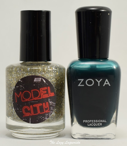Manicure Manifesto: Microflake Jelly Sandwich With Zoya Frida & Model ...