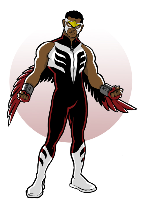 Fashion and Action: The Falcon - Costume Re-Design by Joel Carroll