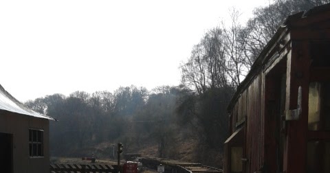 Dean Forest Railway - Permanent Way Gang.: A tamper session.