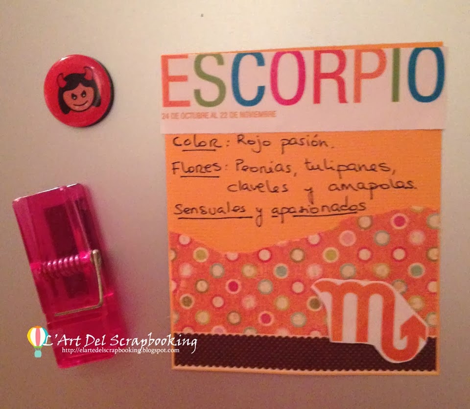 Retos de Scrap: Reto 62: "SIGNOS DEL ZODIACO"