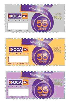 Álbum de Estampillas: Nueva Emisión: 55° Aniversario de OCA