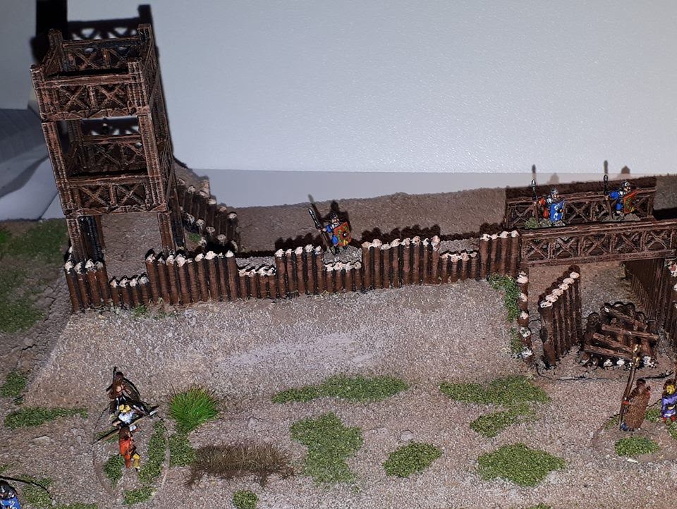 10mm Wargaming: 10mm Roman Camp from Printable Terrain