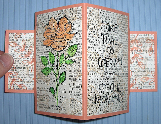 Lilacs and butterflies: prism pop up tent card tutorial