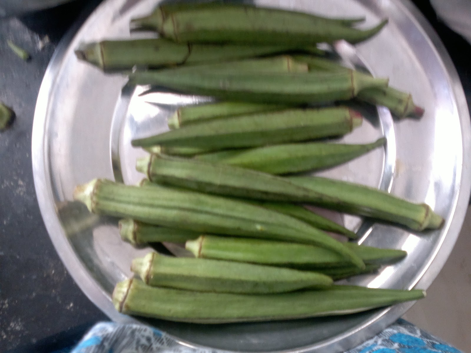 Indian Recipes: Lady's finger fry