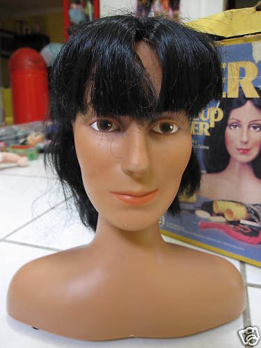 Herbie's World of Kitsch & Toys: VINTAGE 1977 CHER MAKEUP STYLING HEAD
