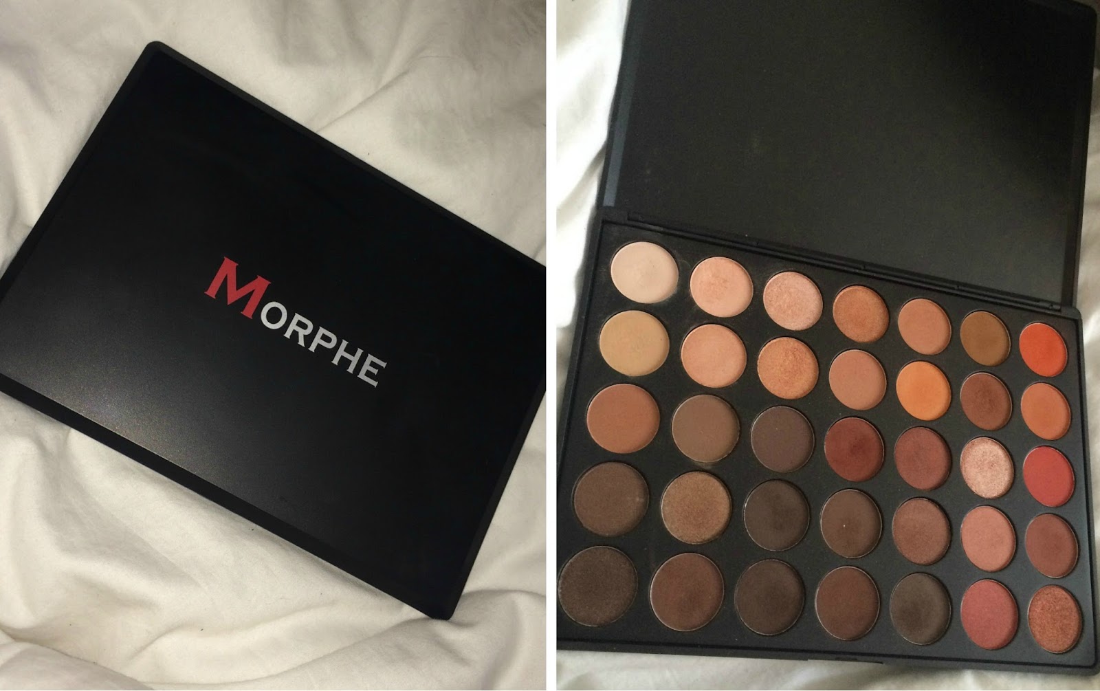 Cass Taylr: Morphe 35O Palette Review.