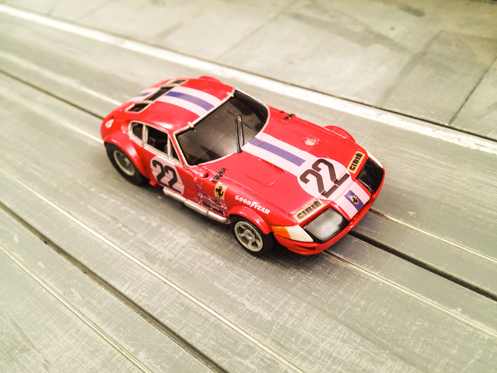ACAR FOREST HILL - SLOTCAR HO CUSTOM: 24h Daytona1973 Ferrari 356 GTB/4 ...