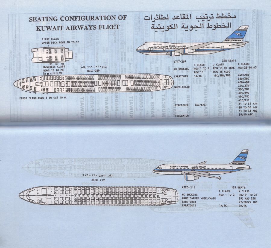 Airline memorabilia: Kuwait Airways (1994)