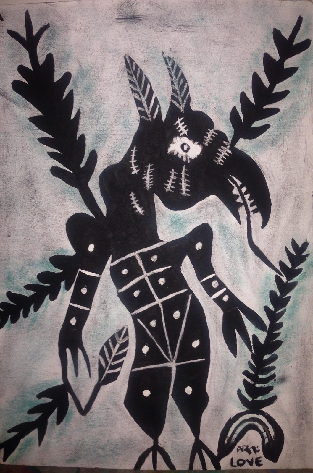 The New Post-literate: A Gallery Of Asemic Writing: Voodou Art Symbols ...