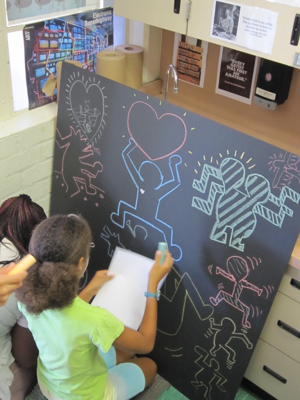 Mrs. Wille's Art Room: Graffiti art inspired by Keith Haring