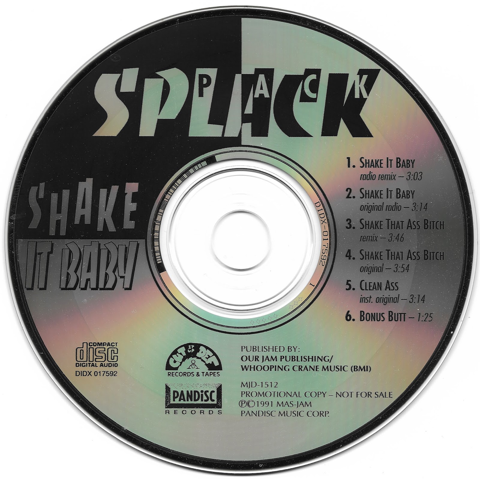 Old School Hip Hop CD Singles: 2019