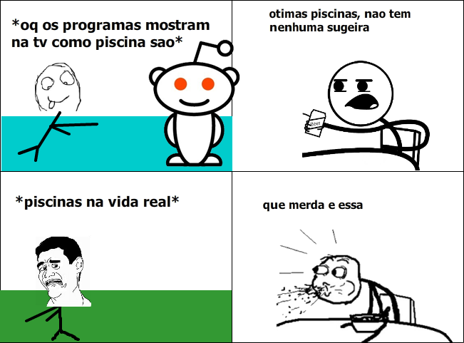 cidade memes: piscinas sujas