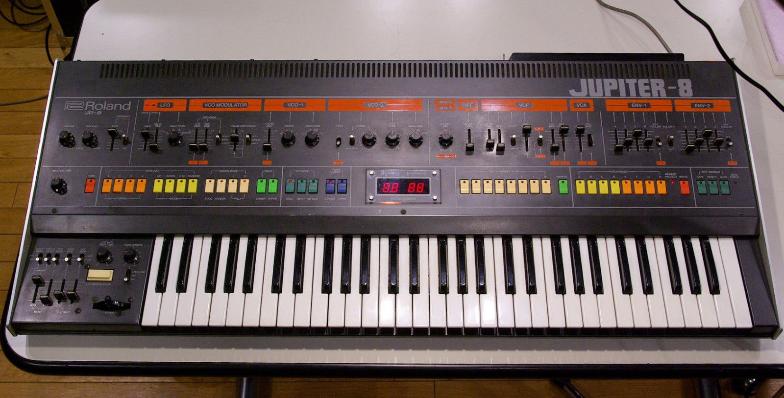 MATRIXSYNTH: Roland Jupiter 8 vintage analog synthesizer with DCB SN 232705