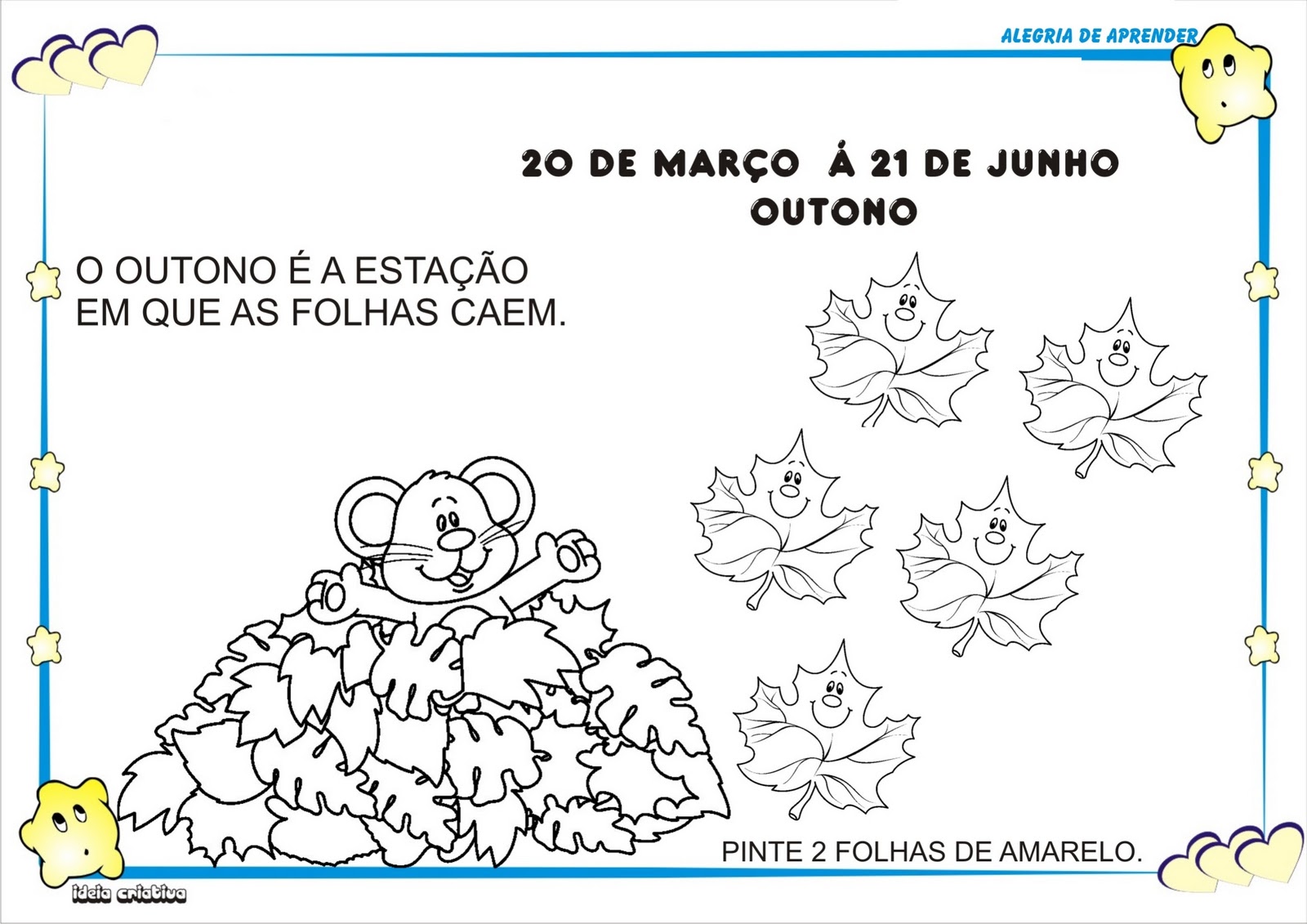Atividades Sobre O Outono Para Imprimir - ZULEDU