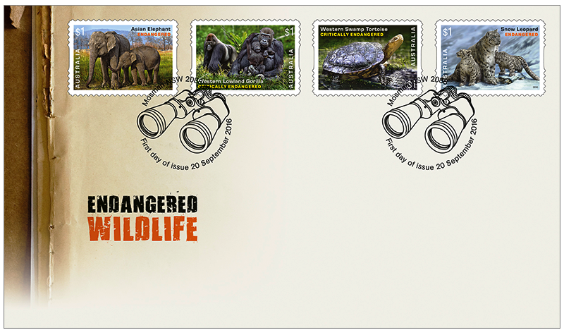 Rainbow Stamp Club: Endangered animals on new Australean stamps