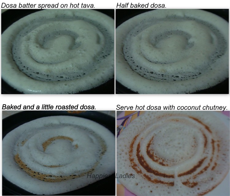 How to make Soft Dosa - Happiest Ladies